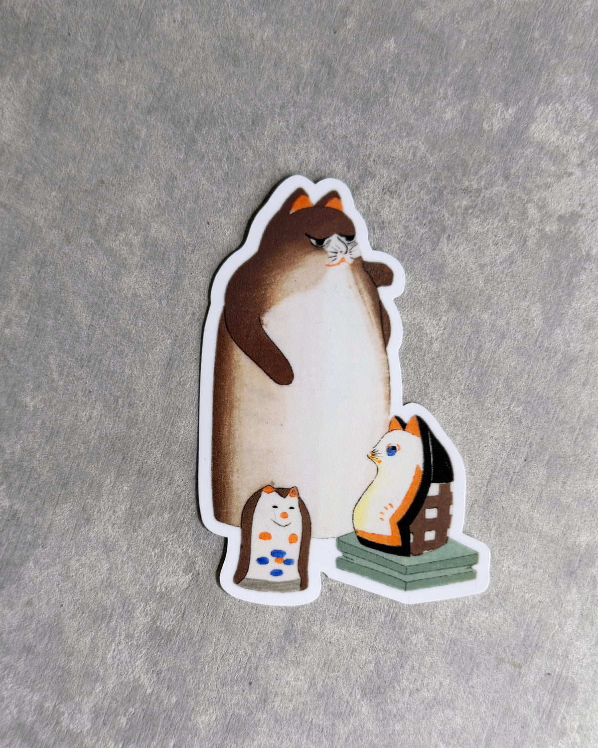 kiku print : vinyl sticker - neko | the maker