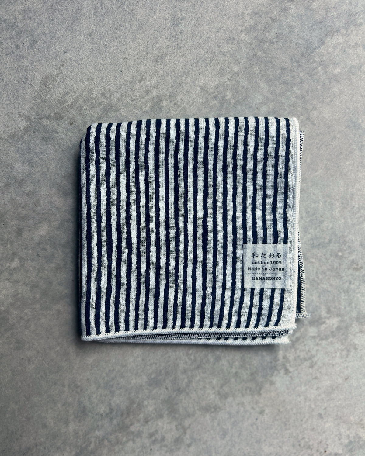 cotton flannel handkerchief : striped | the maker hobart | the maker