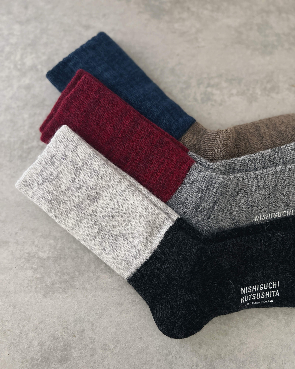 nishiguchi kutsushita : alpaca wool arm and leg warmers | the maker