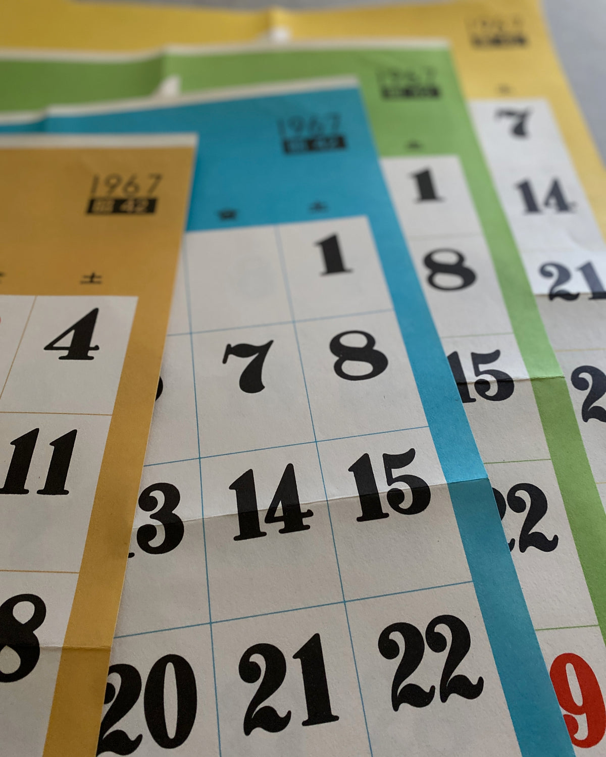 Sakura Shiki : vintage Japanese calendar 1967 | the maker Hobart | the ...