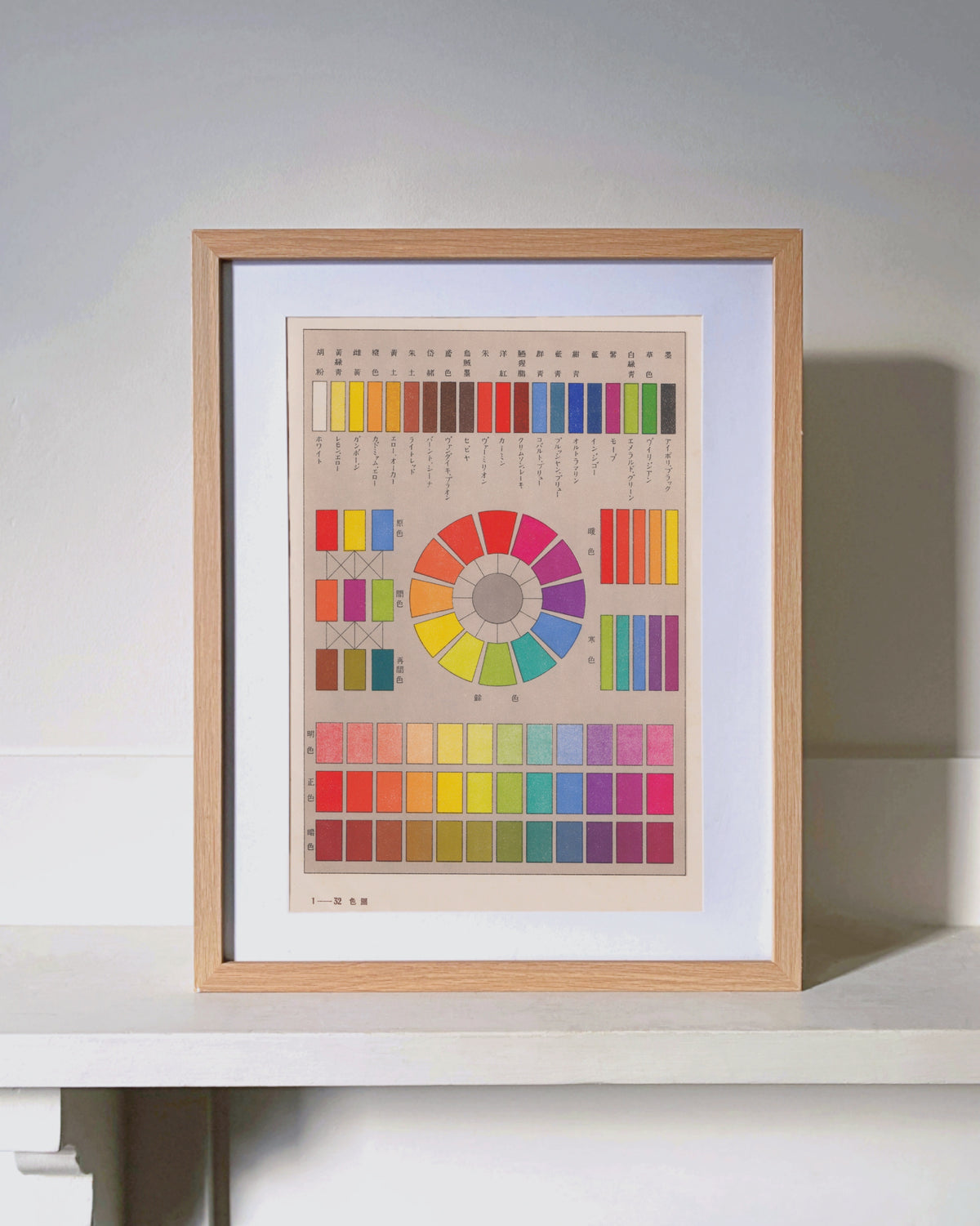 kiku print / A3 print : colour chart #1 | the maker