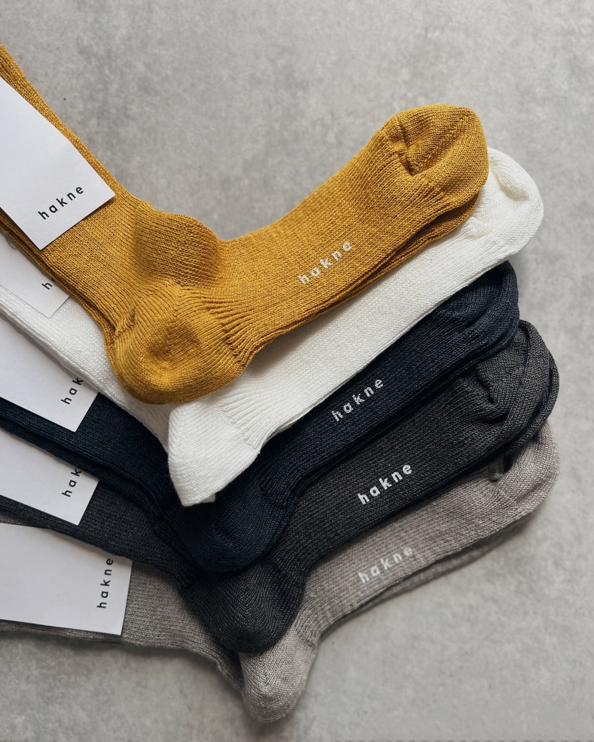 hakne : linen ribbed socks | the maker